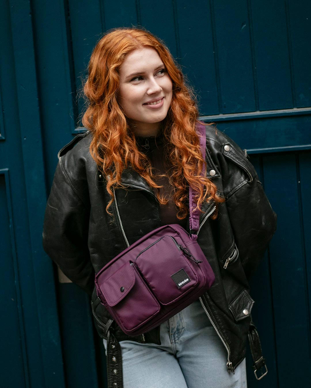 Kintobe MILES Crossbody Bag - Deep Aubergine